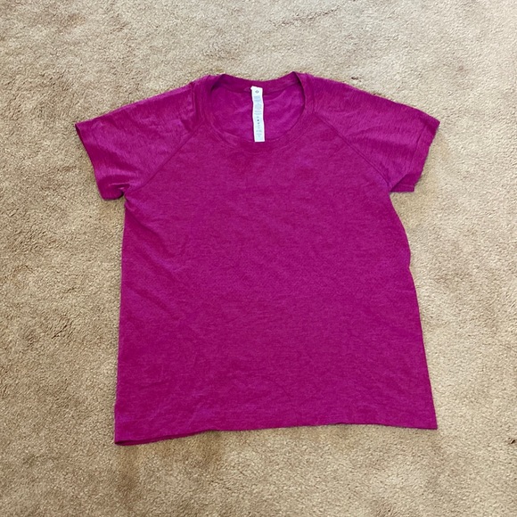 lululemon athletica | Tops | Lululemon Purple Highlight Magenta Purple ...